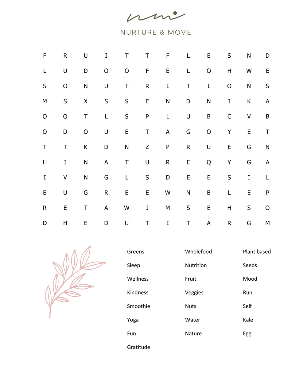 Health and Wellness | Resources | Nurture & Move